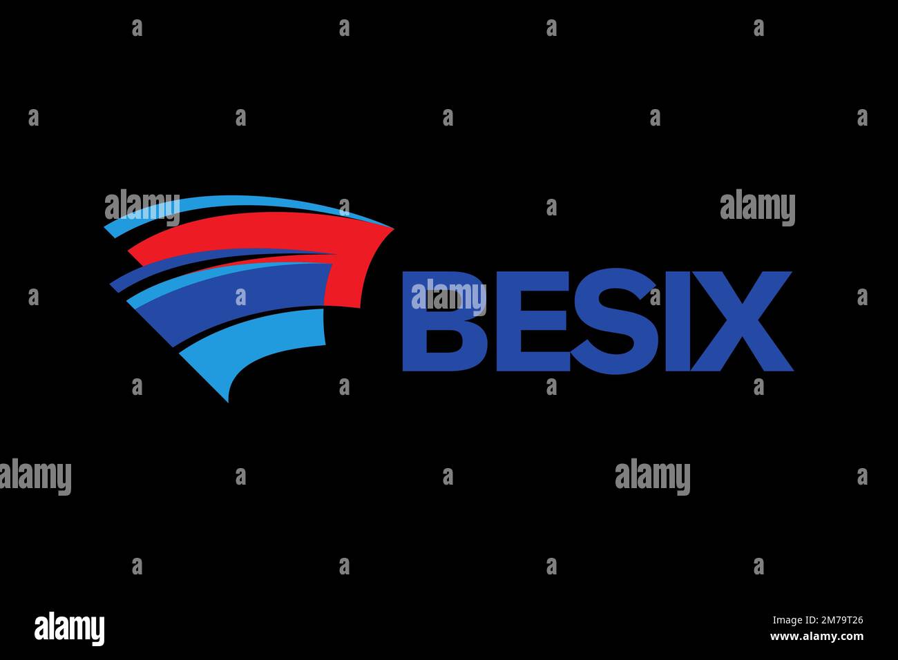 BESIX, Logo, Black background Stock Photo - Alamy