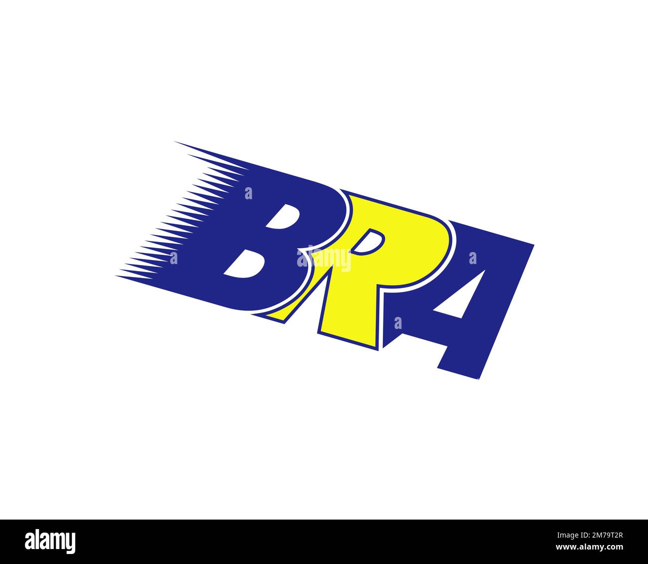 BRA Transportes Aereos, rotated logo, white background B Stock Photo ...