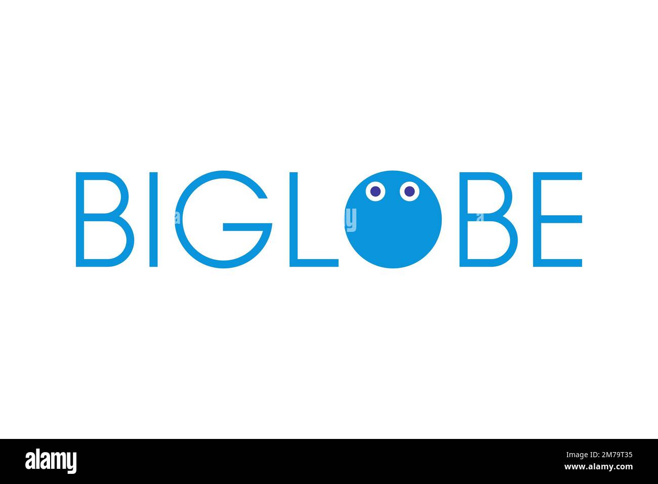 BIGLOBE, Logo, White background Stock Photo - Alamy