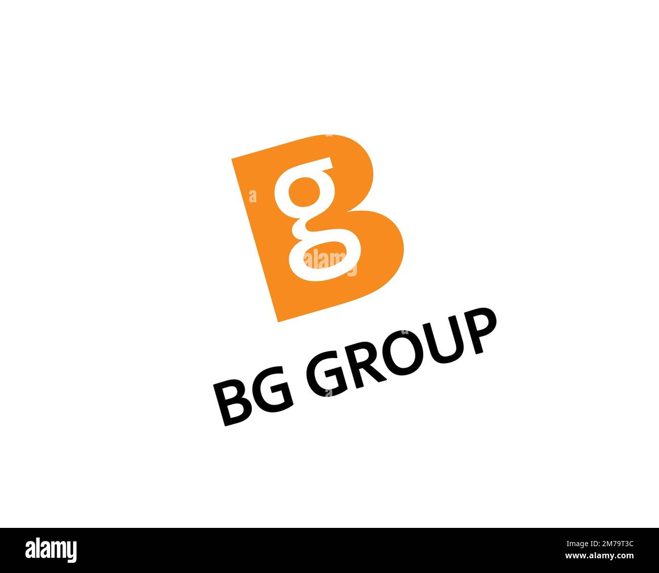 BG Group, rotated logo, white background Stock Photo - Alamy