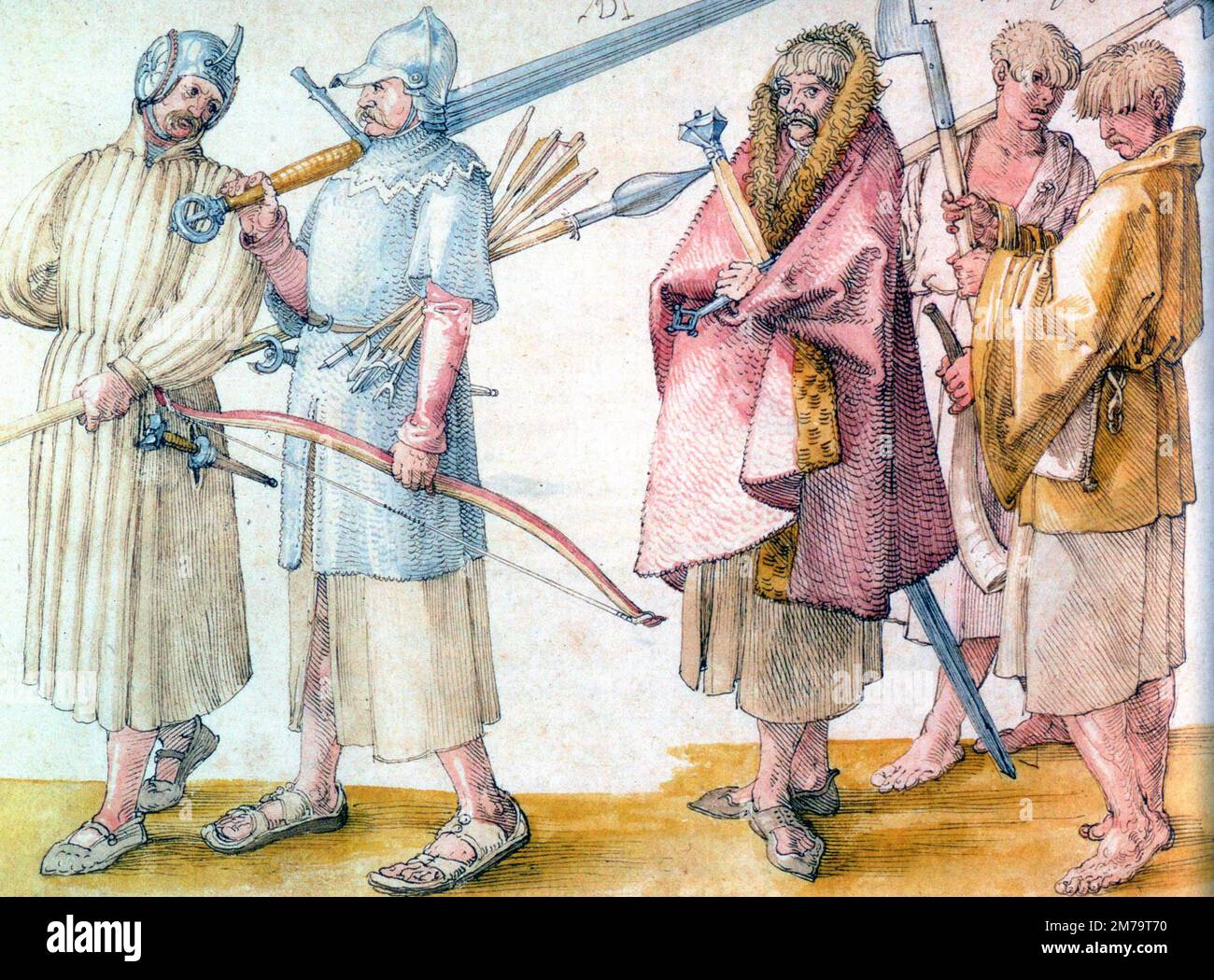 Dress of gallowglasses hi-res stock photography and images - Alamy