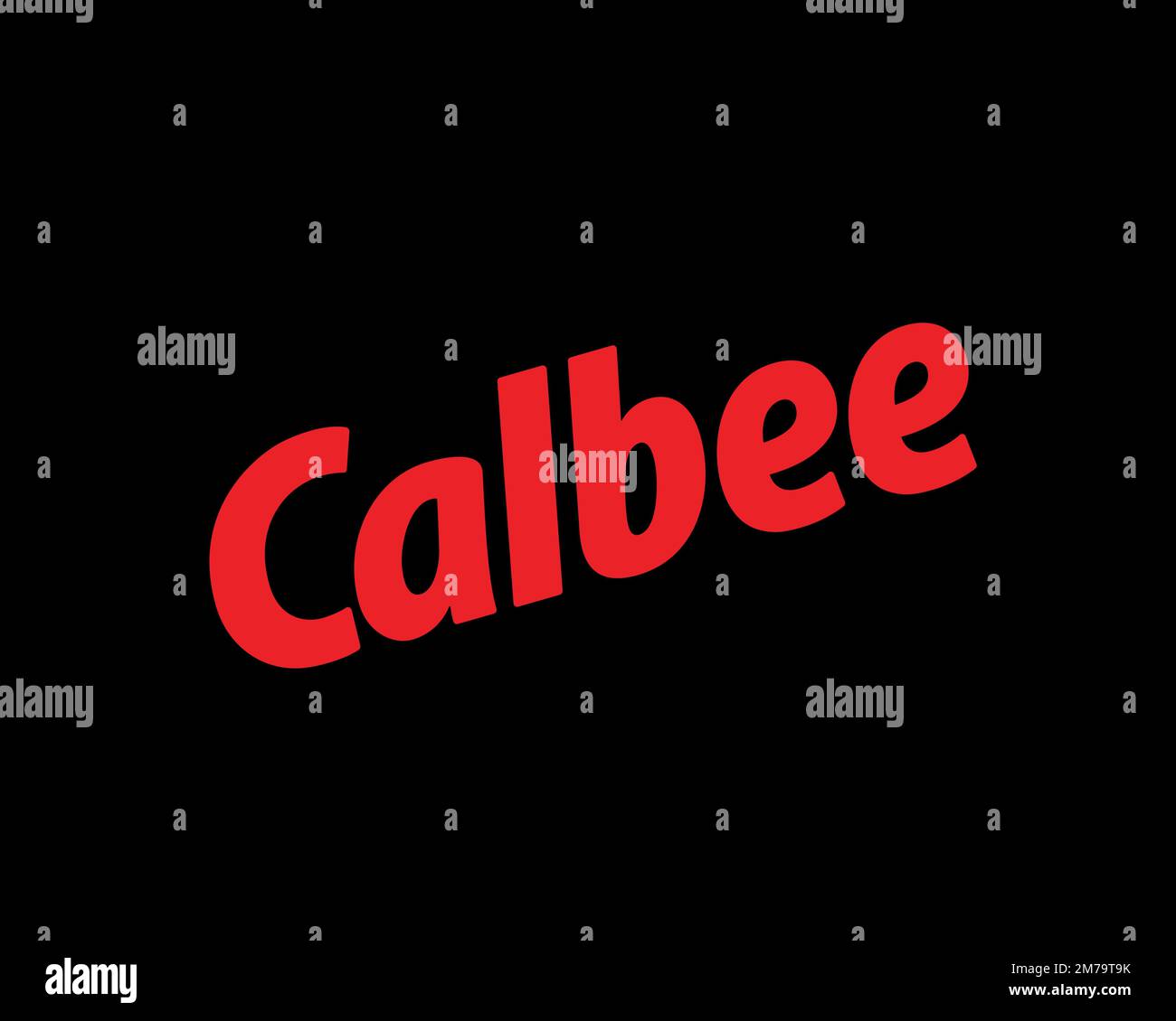 Calbee, rotated logo, black background Stock Photo - Alamy