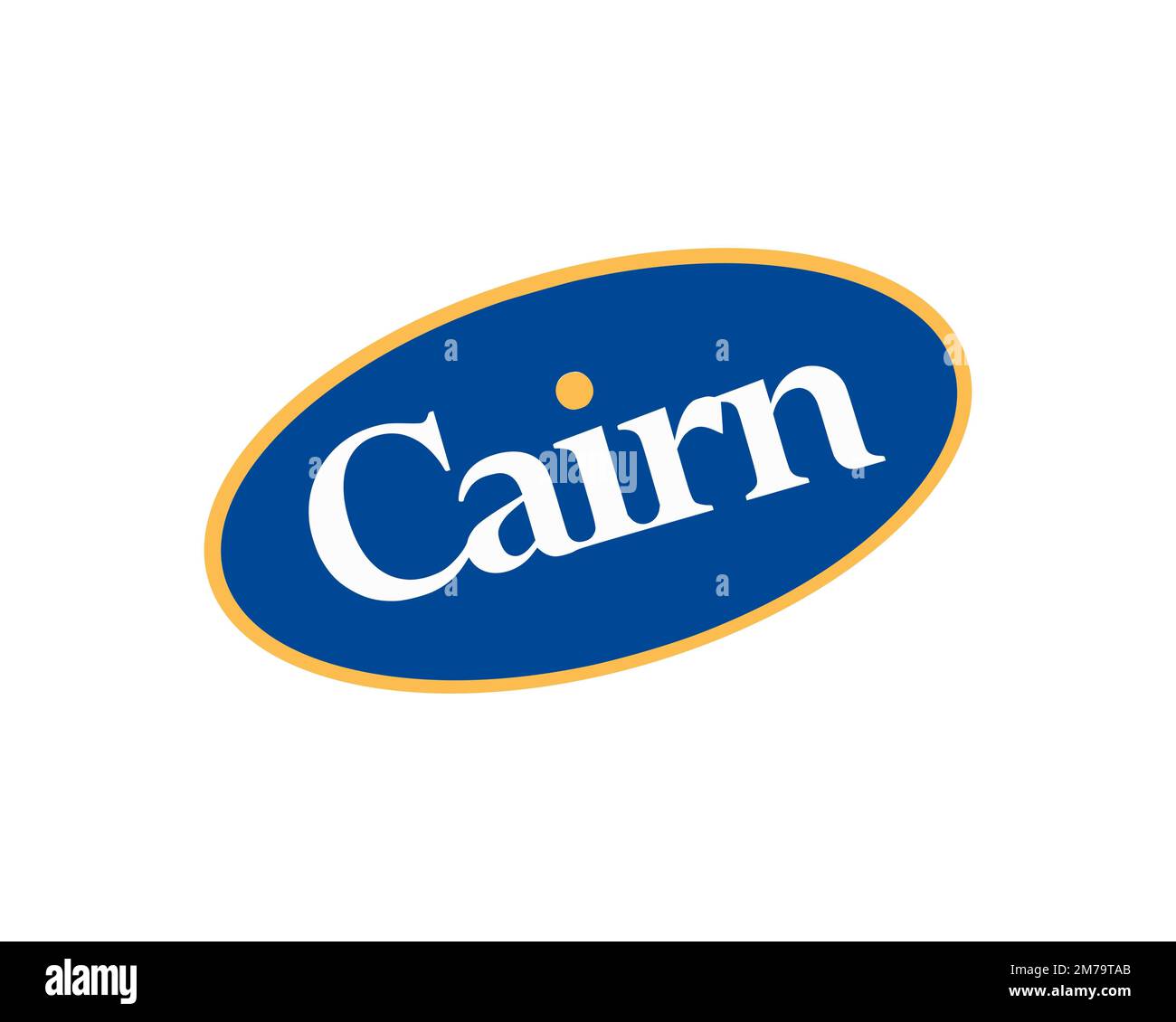Cairn Energy, Rotated Logo, White Background Stock Photo - Alamy