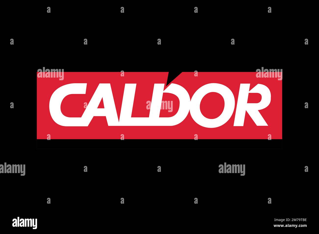 Caldor, Logo, Black background Stock Photo - Alamy