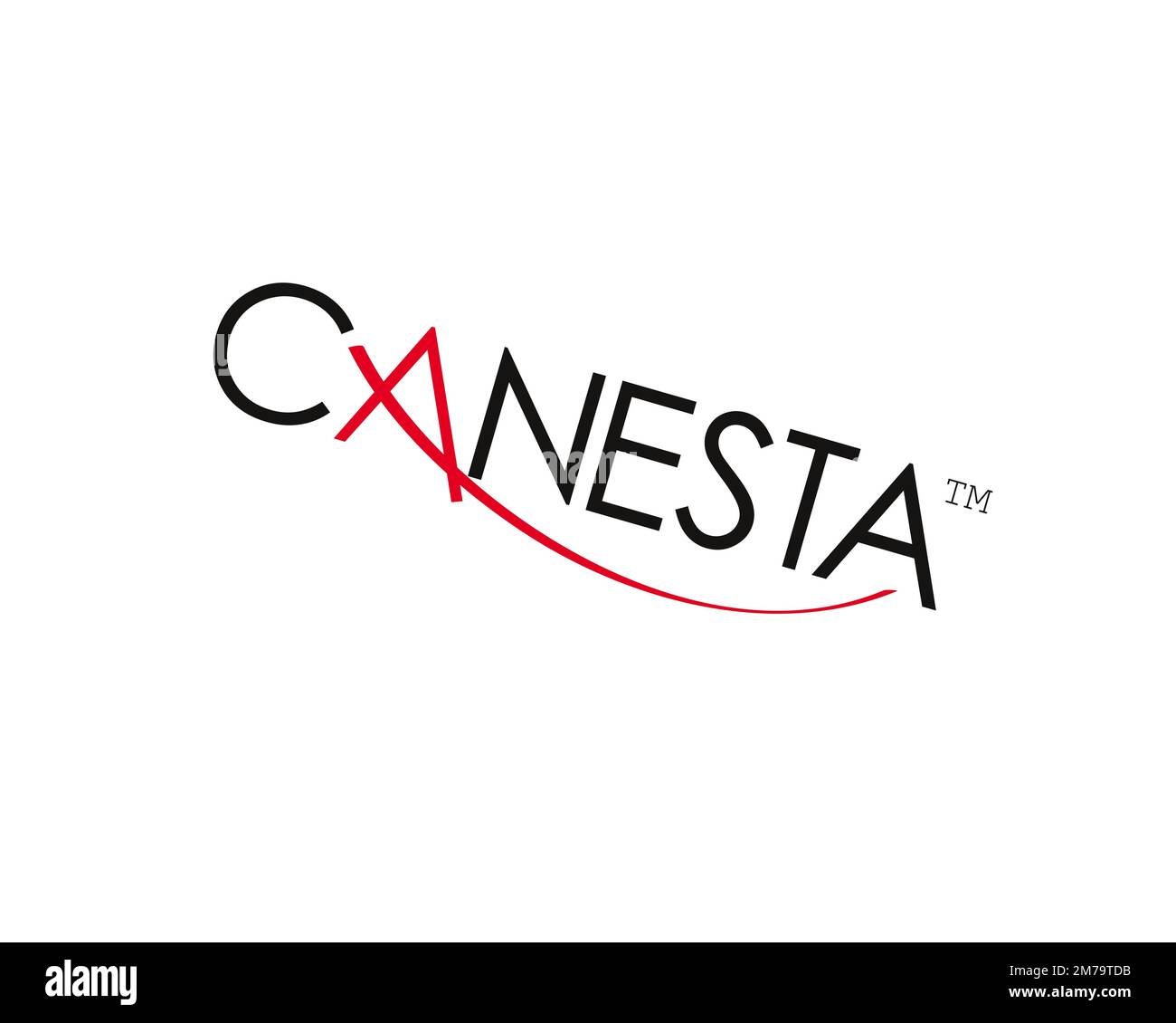 Canesta, rotated logo, white background B Stock Photo - Alamy