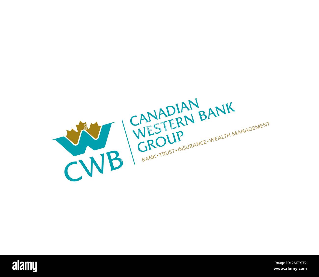 Canadian Western Bank, rotated logo, white background Stock Photo - Alamy
