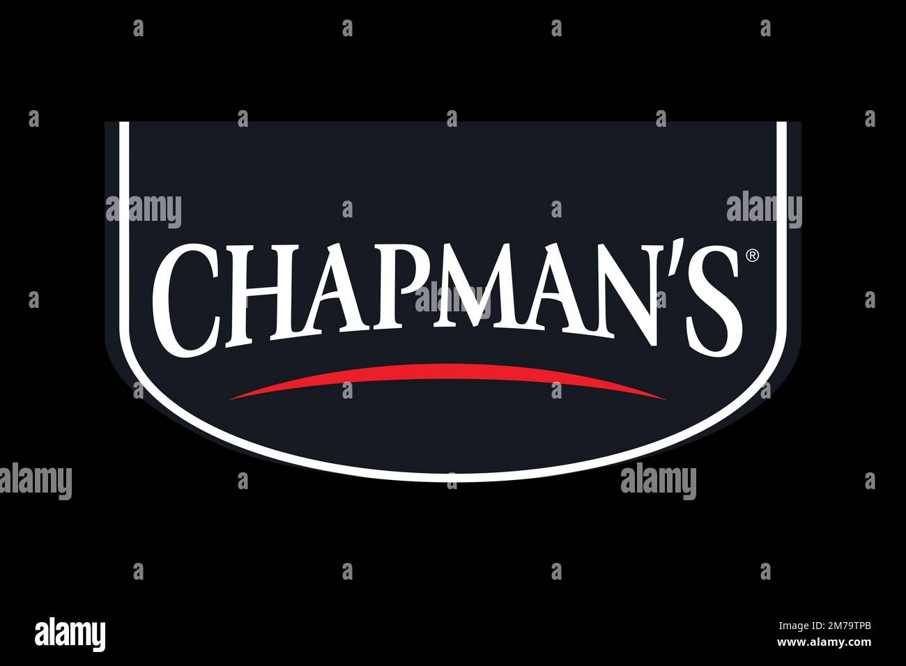 Chapman's, Logo, Black background Stock Photo - Alamy