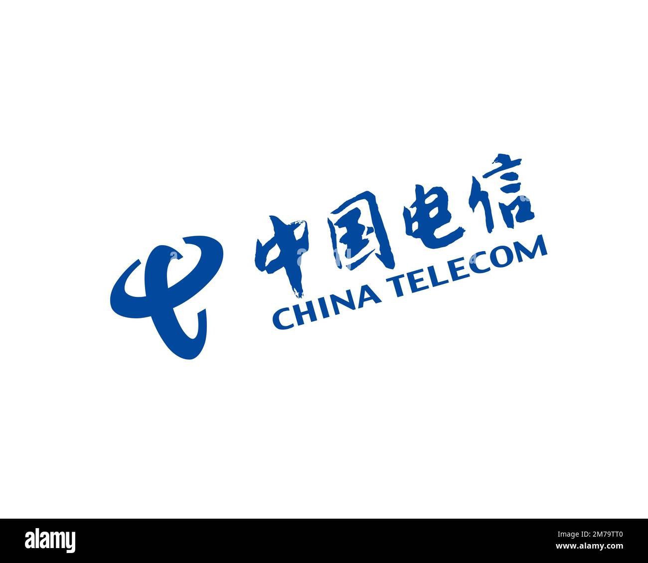 China Telecommunications Corporation, rotated logo, white background ...