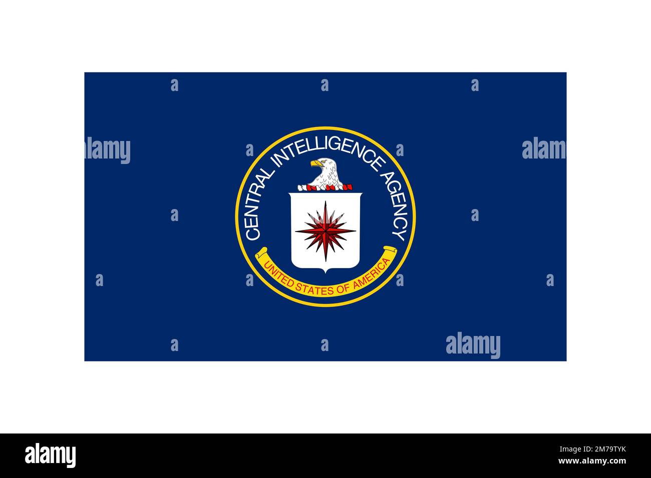 Central Intelligence Agency, Logo, White background Stock Photo - Alamy