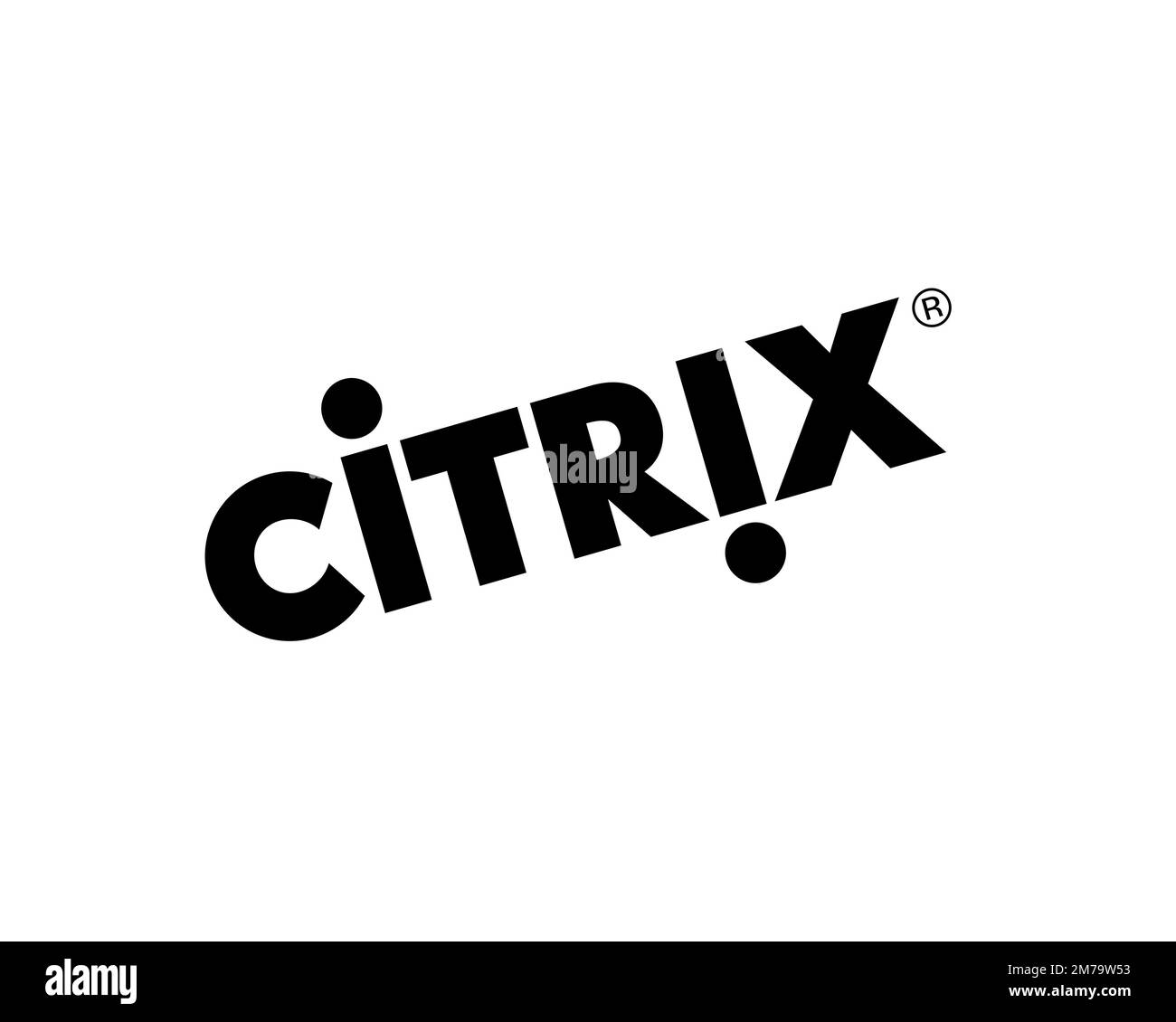 Citrix Online, rotated logo, white background Stock Photo - Alamy