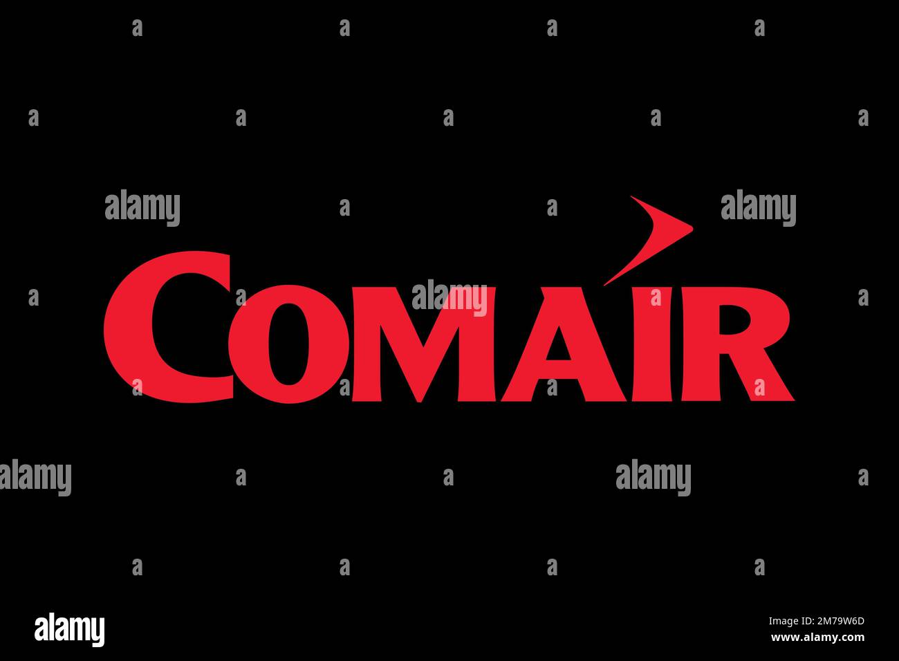 Comair, Logo, Black background Stock Photo - Alamy
