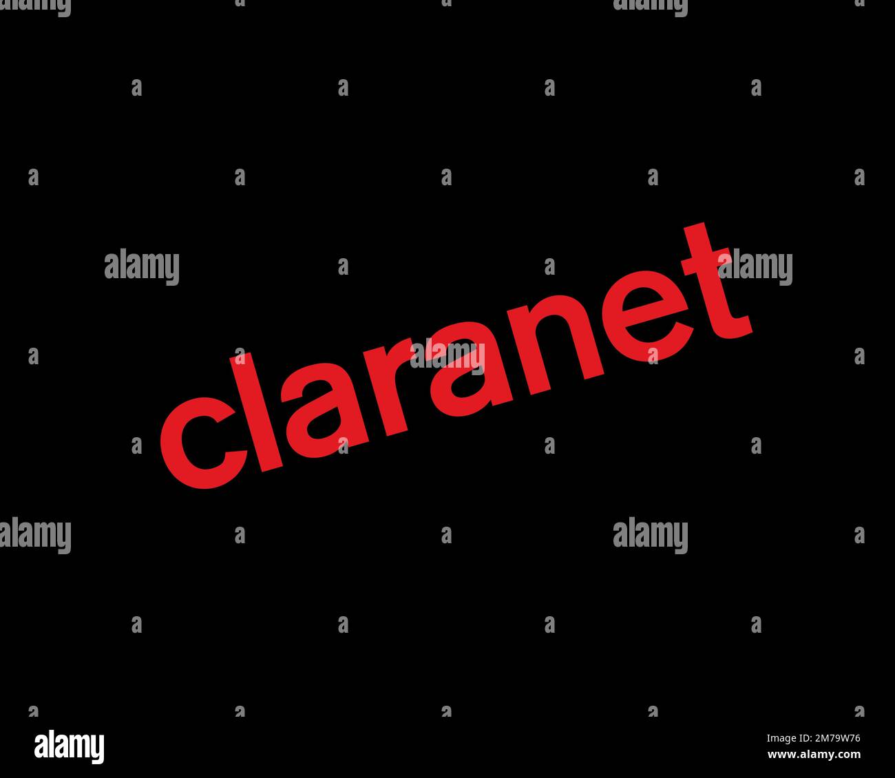 Claranet, rotated logo, black background Stock Photo - Alamy