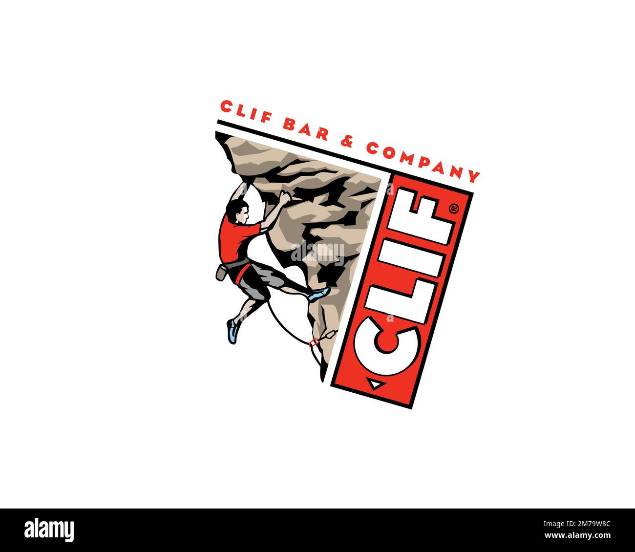 Clif Bar, rotated logo, white background B Stock Photo - Alamy