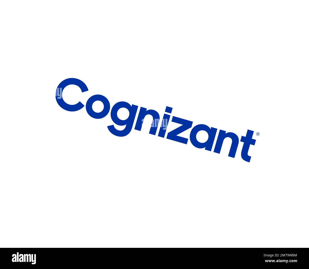 Cognizant, rotated logo, white background B Stock Photo - Alamy