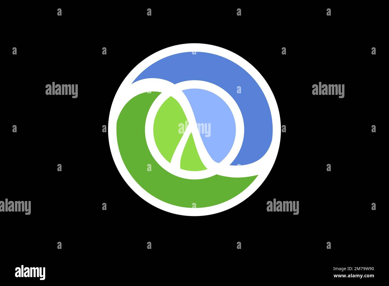 Clojure, Logo, Black background Stock Photo - Alamy