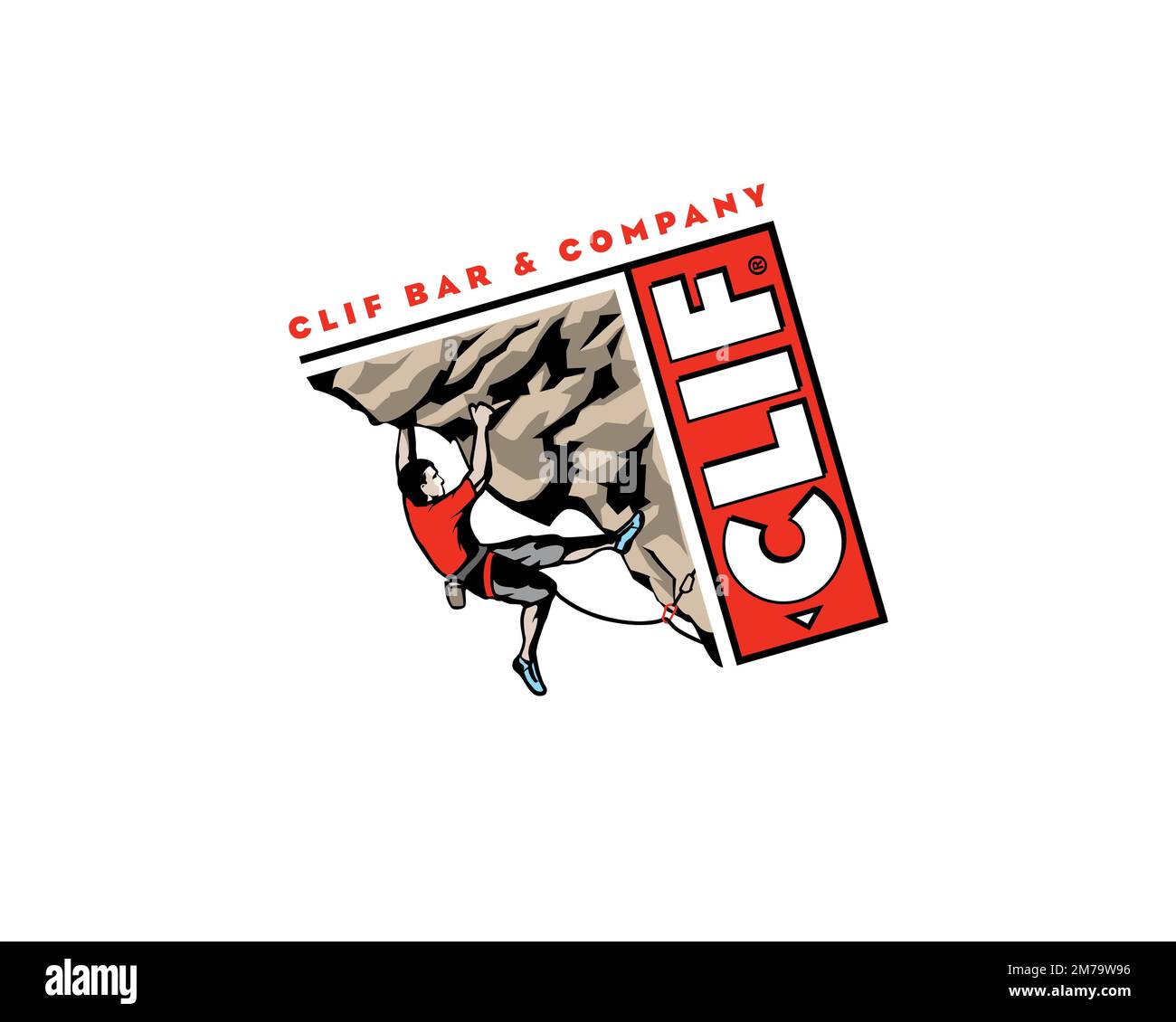 Clif Bar, rotated logo, white background Stock Photo - Alamy