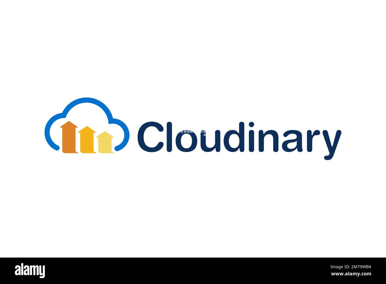 Cloudinary, Logo, White background Stock Photo - Alamy