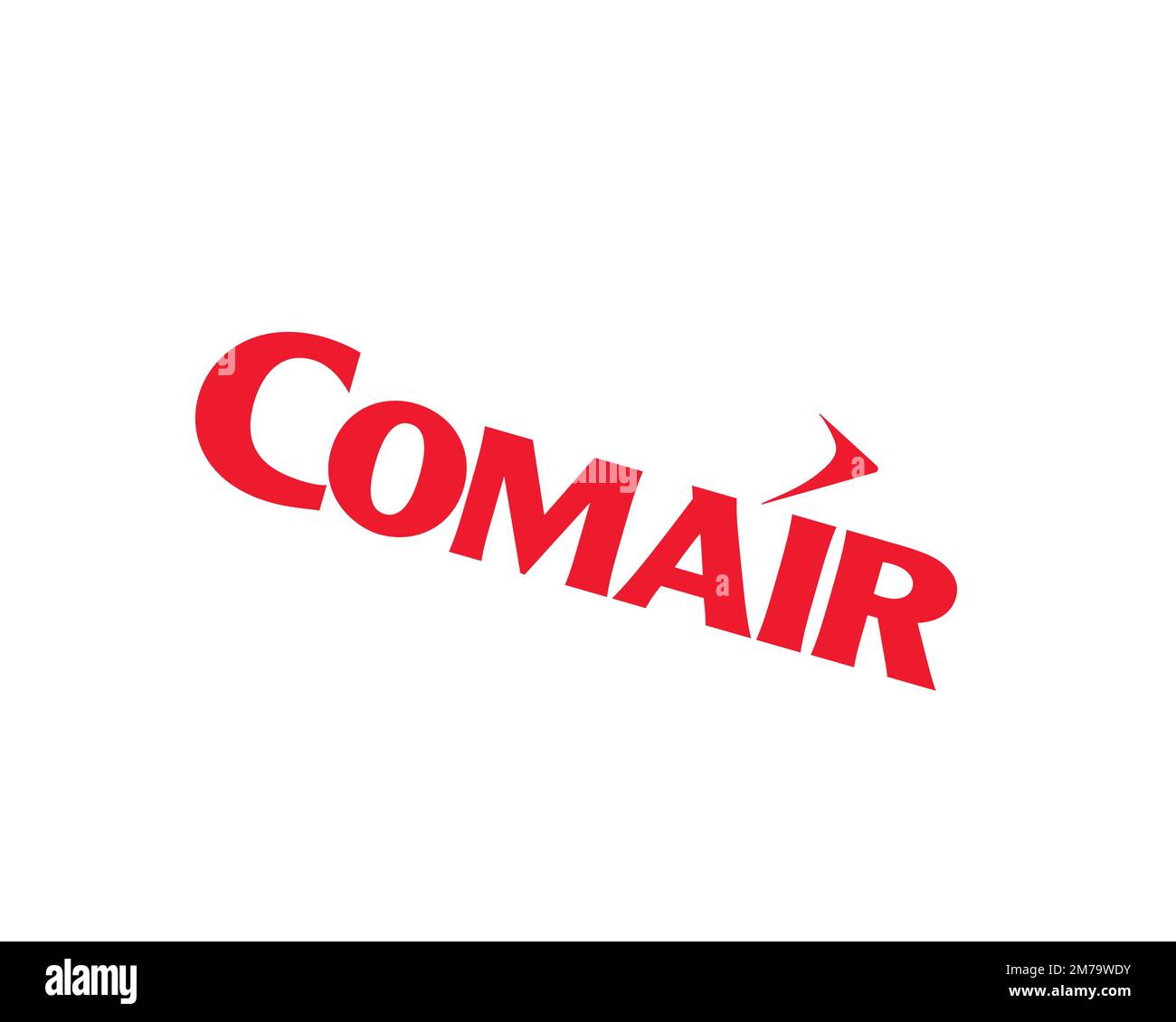Comair, rotated logo, white background B Stock Photo - Alamy