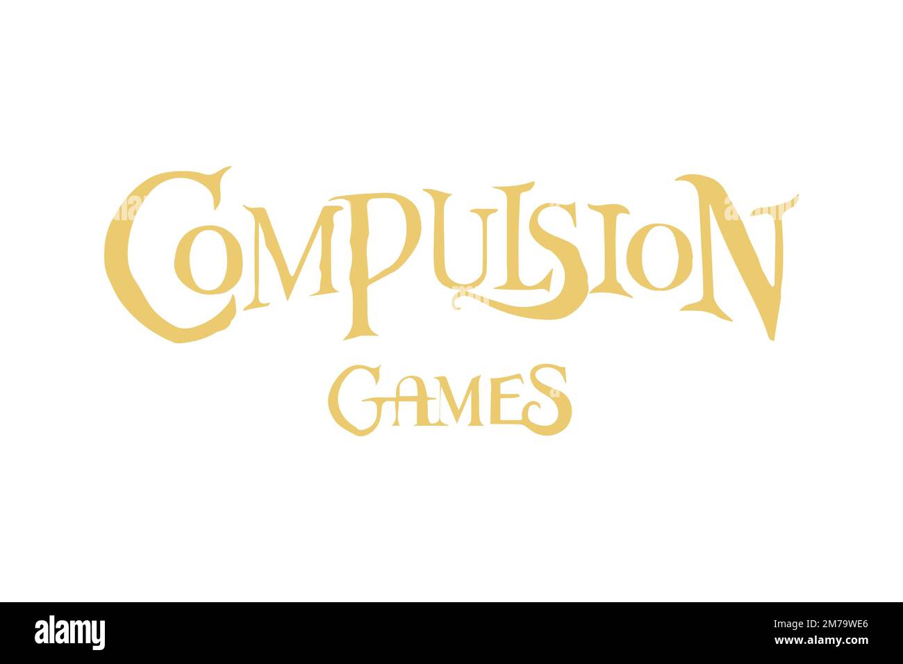 Compulsion Games, Logo, White background Stock Photo - Alamy