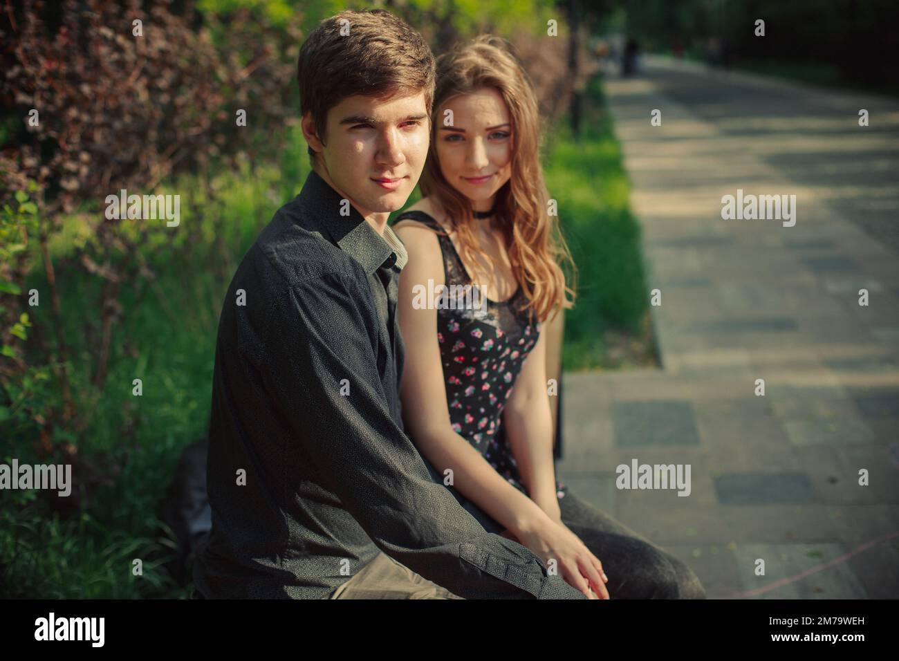 Passion and love. Couple loving. Harmony, tenderness, peace and love ...