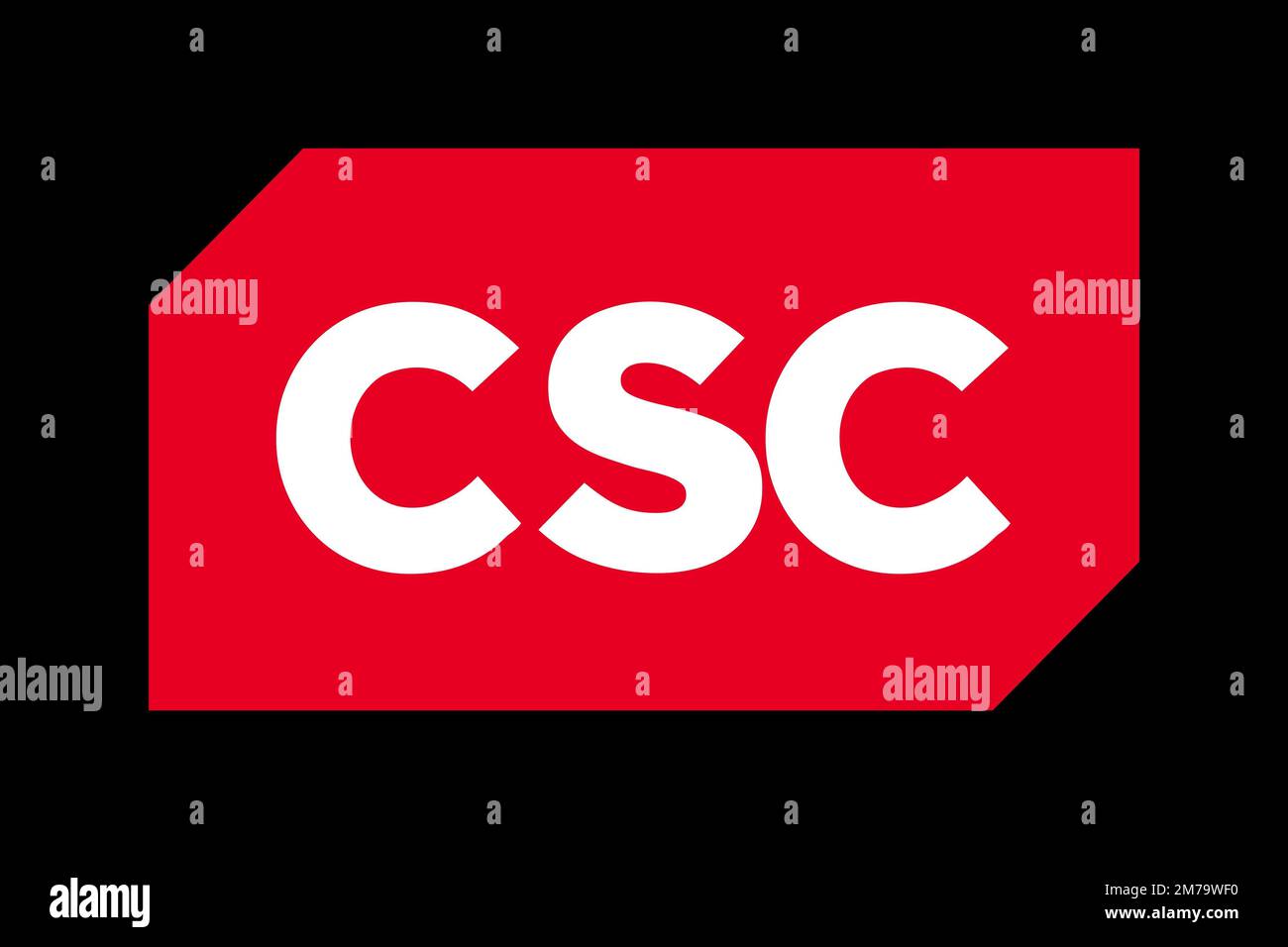 Computer Sciences Corporation, Logo, Black background Stock Photo - Alamy