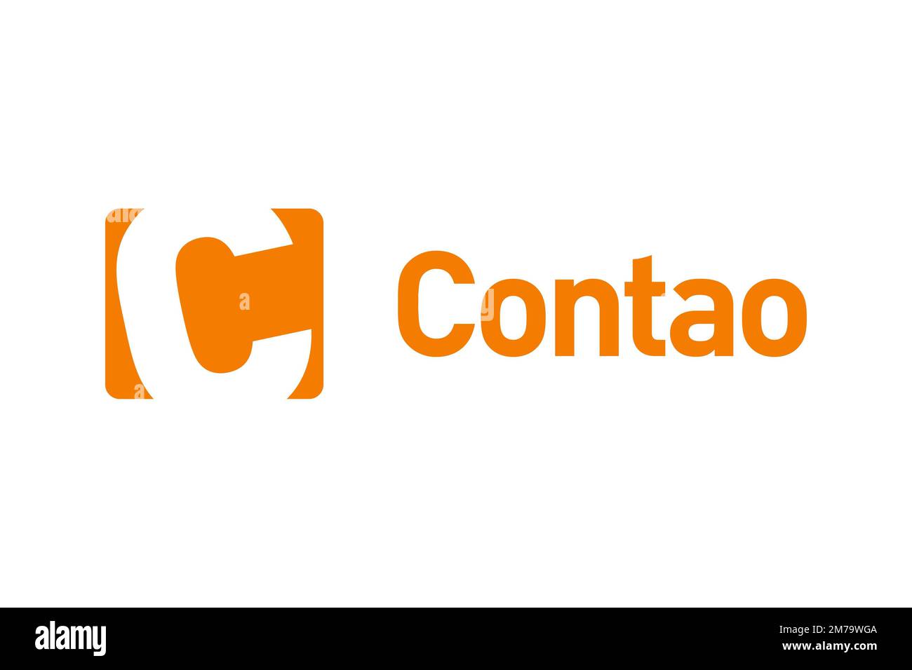 Contao, Logo, White background Stock Photo - Alamy