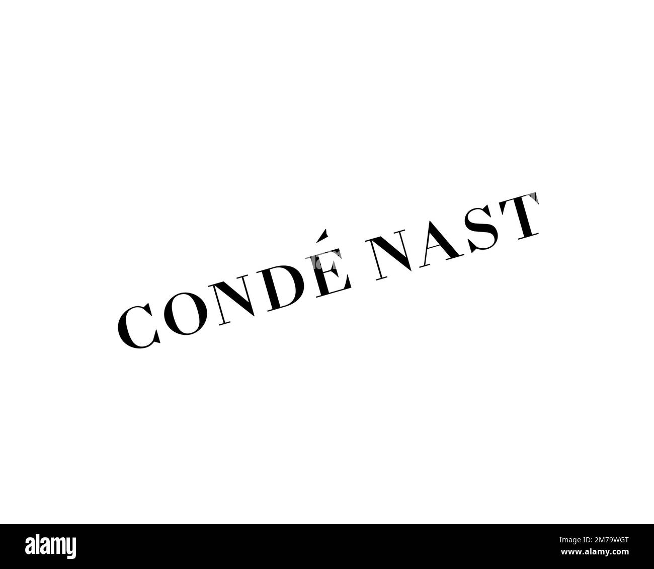 Conde Nast, rotated logo, white background Stock Photo - Alamy