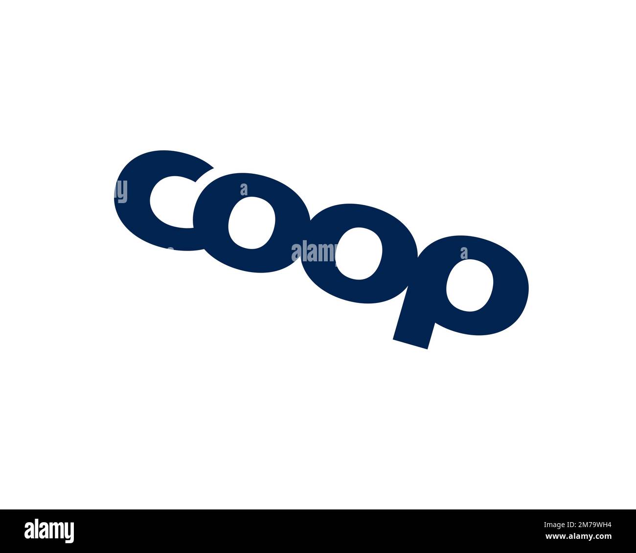 Coop Norge, rotated logo, white background B Stock Photo - Alamy