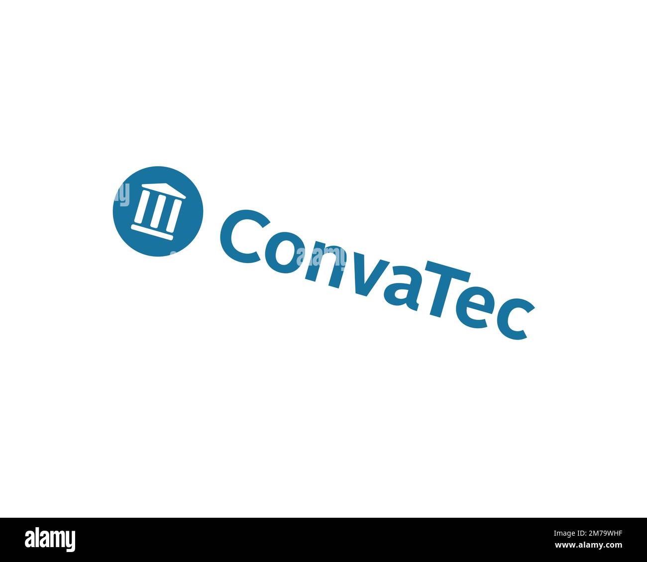 ConvaTec, rotated logo, white background B Stock Photo - Alamy