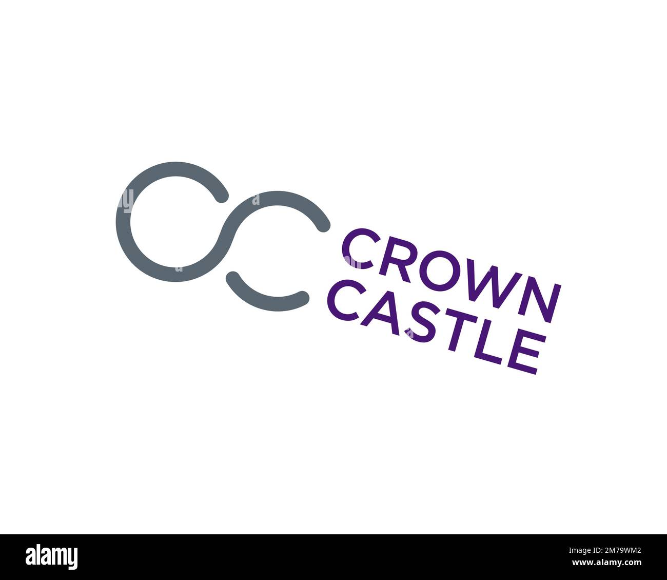 Crown Castle, Rotated Logo, White Background B Stock Photo - Alamy Crown Castle, Rotated Logo, White Background B Stock Photo - Alamy