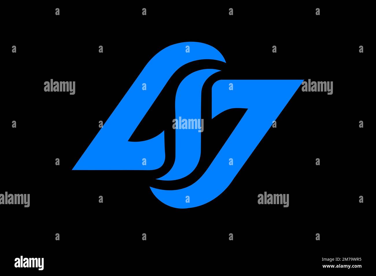 Counter Logic Gaming, Logo, Black Background Stock Photo - Alamy