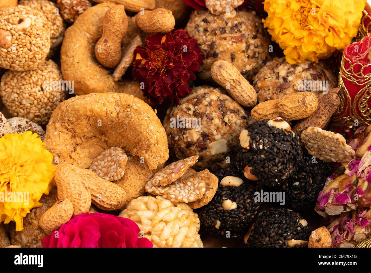 Gajak rolls hi-res stock photography and images - Alamy