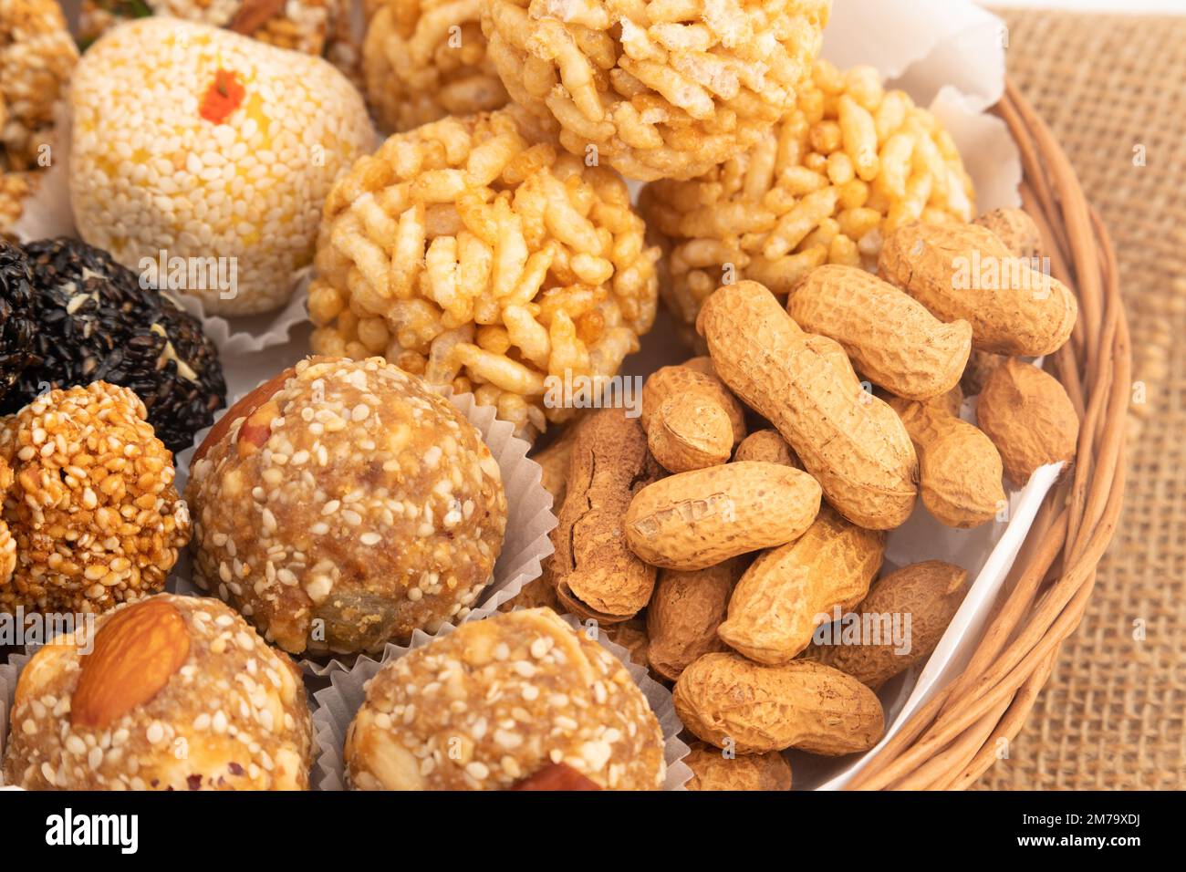 Gajak rolls hi-res stock photography and images - Alamy