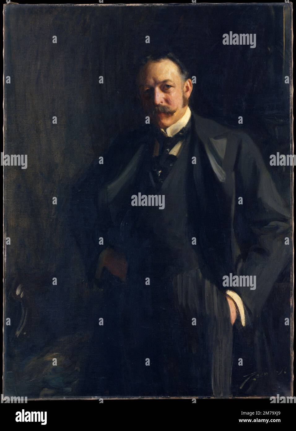 Edward R. Bacon (1846–1915) by Anders Zorn. 1897 Stock Photo - Alamy