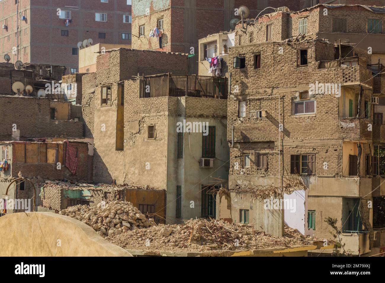 Houses in southern Cairo, Egypt Stock Photo - Alamy