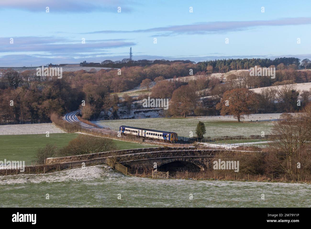 Northern Rail class 158 train on the scenic little north western ...