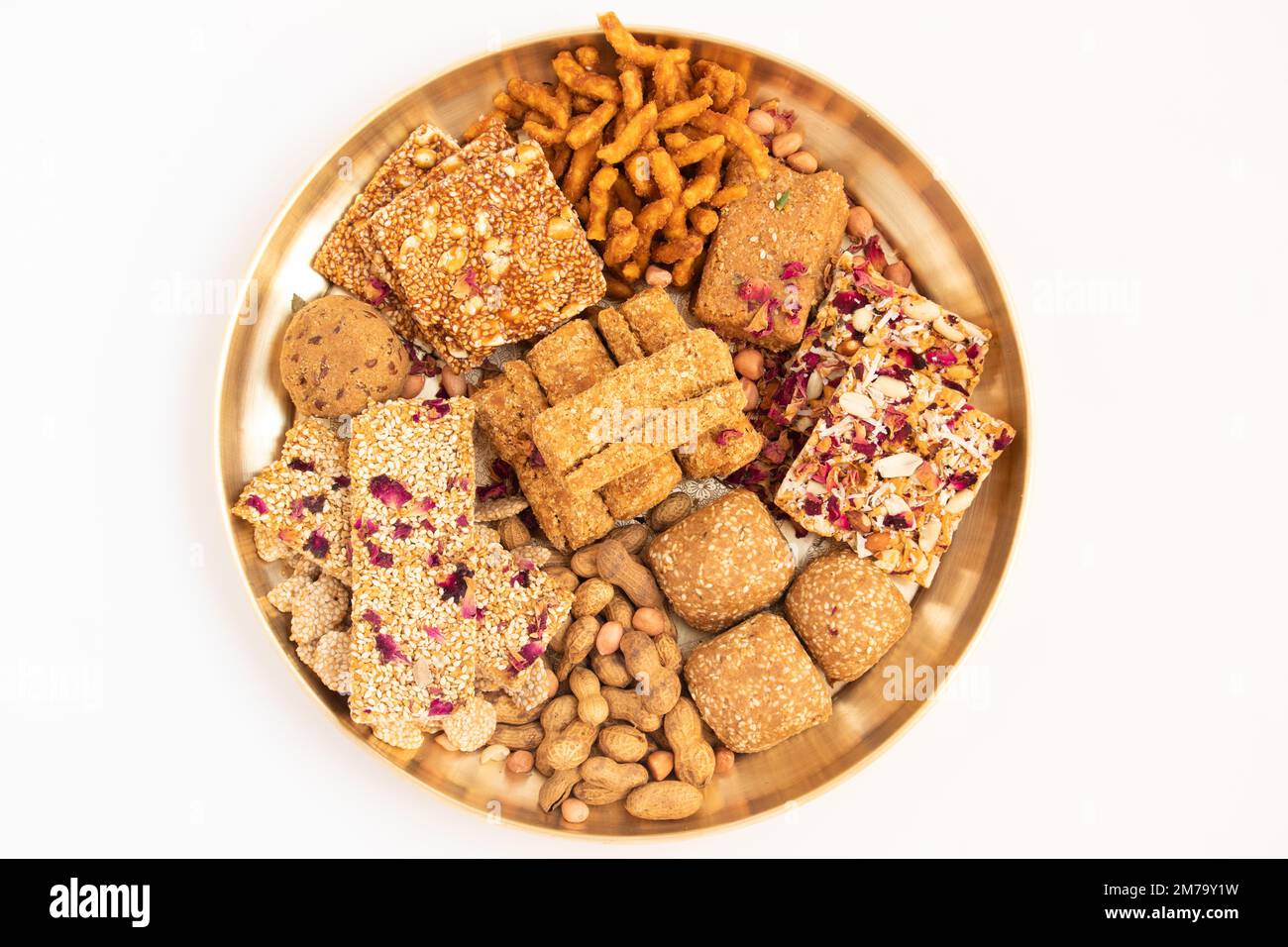 Gulab Gajak Mithai, Pista Gazak, Til Patti Or Papdi, Til Laddu Or Ladoo ...