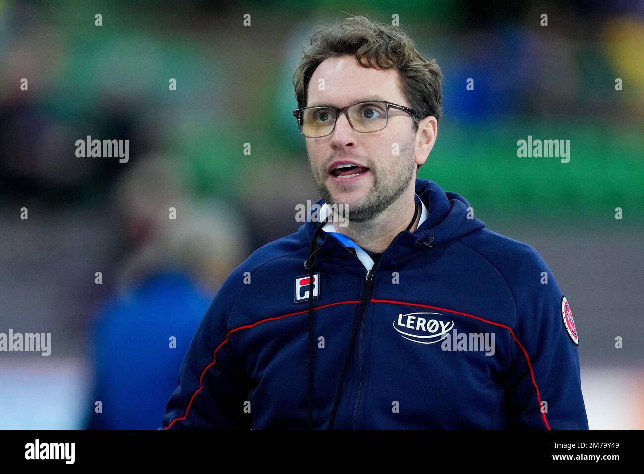 HAMAR, NORWAY - JANUARY 8: coach Bjarne Rykkje of Norway during the ISU ...