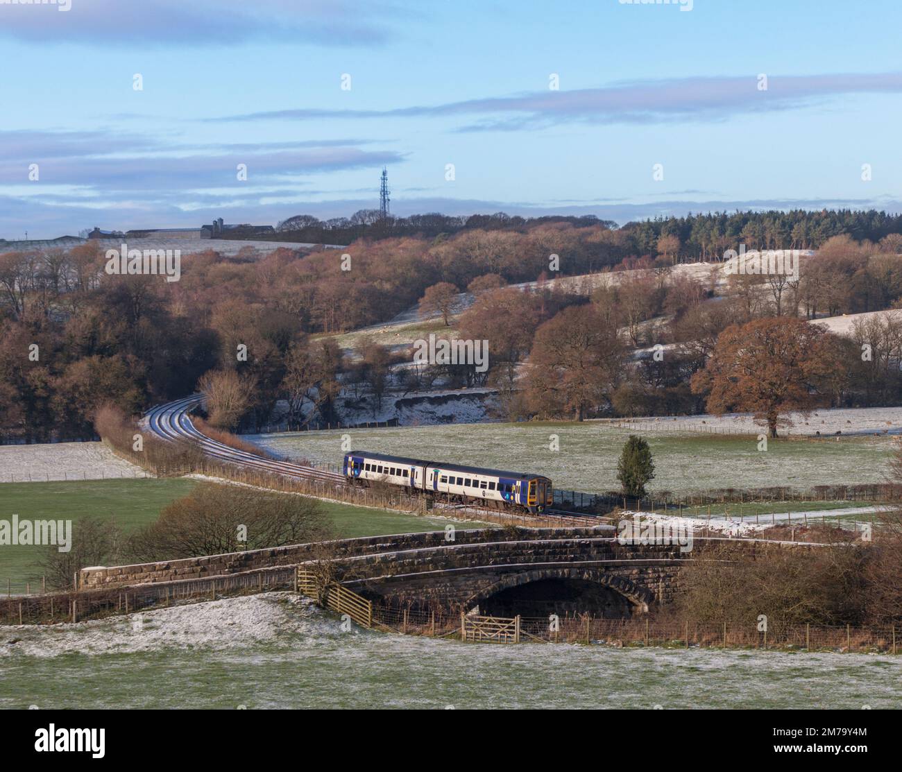 Northern Rail class 158 train on the scenic little north western ...