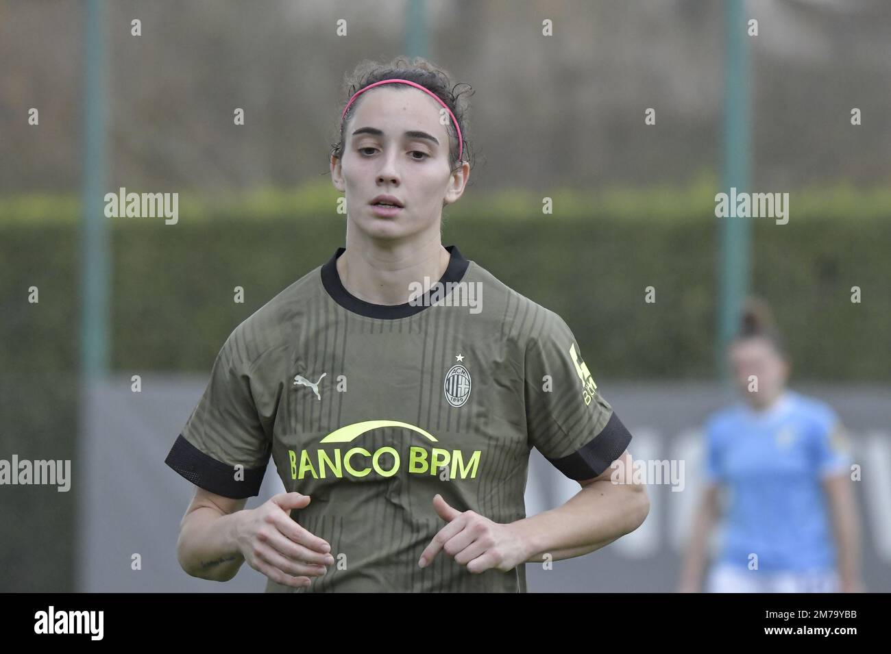 Angelica Soffia of A.C. Milan during Lazio Women vs Milan Women Coppa ...