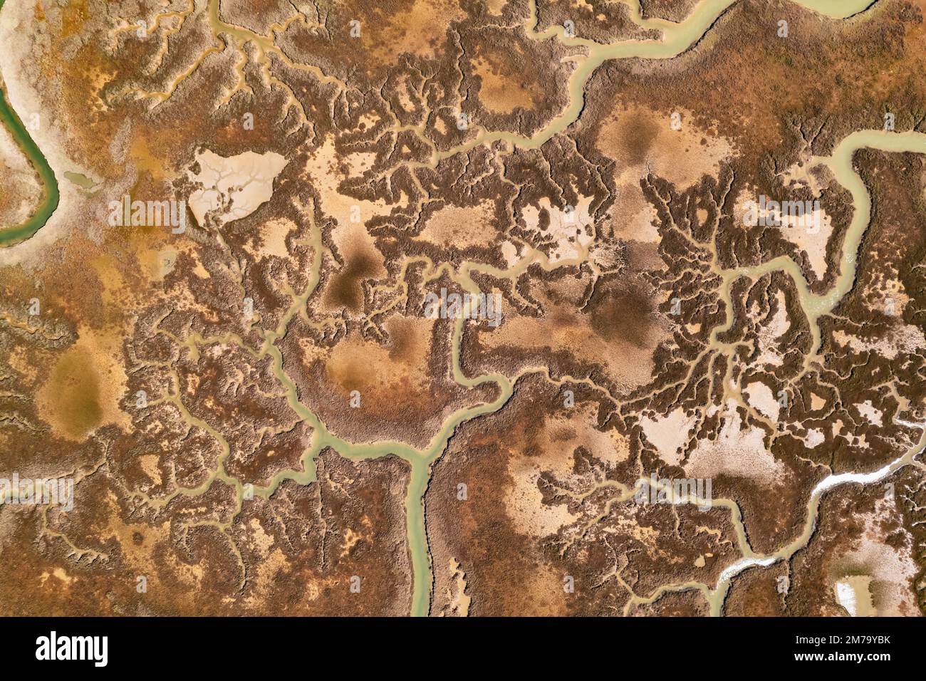 Aerial drone texture idyllic lagoon hi-res stock photography and images ...