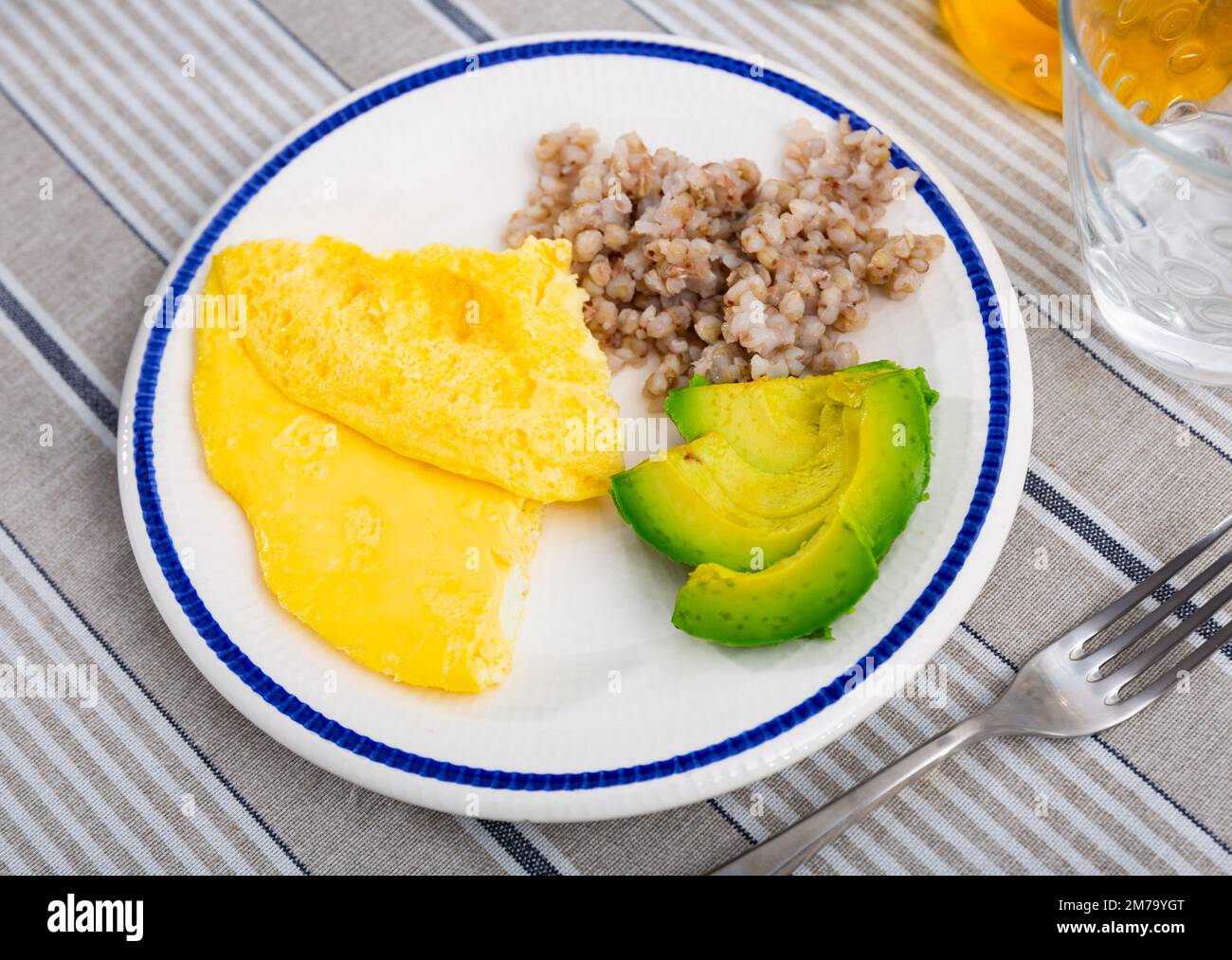 Plate buckwheat in cafe hi-res stock photography and images - Alamy