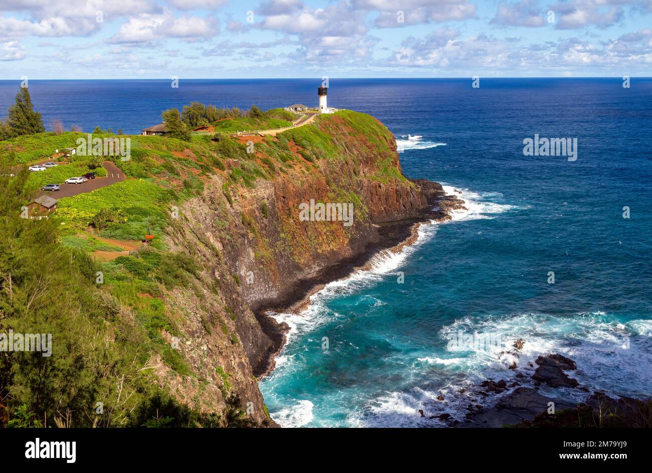 Kilauea Lighthouse and location of Kilauea Point National Wildlife ...