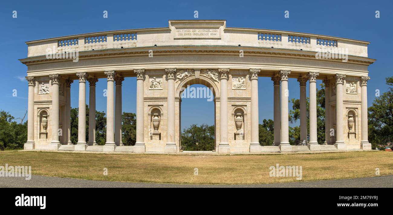 The colonnade on Rajstna is a romantic classicist gloriet near Valtice ...
