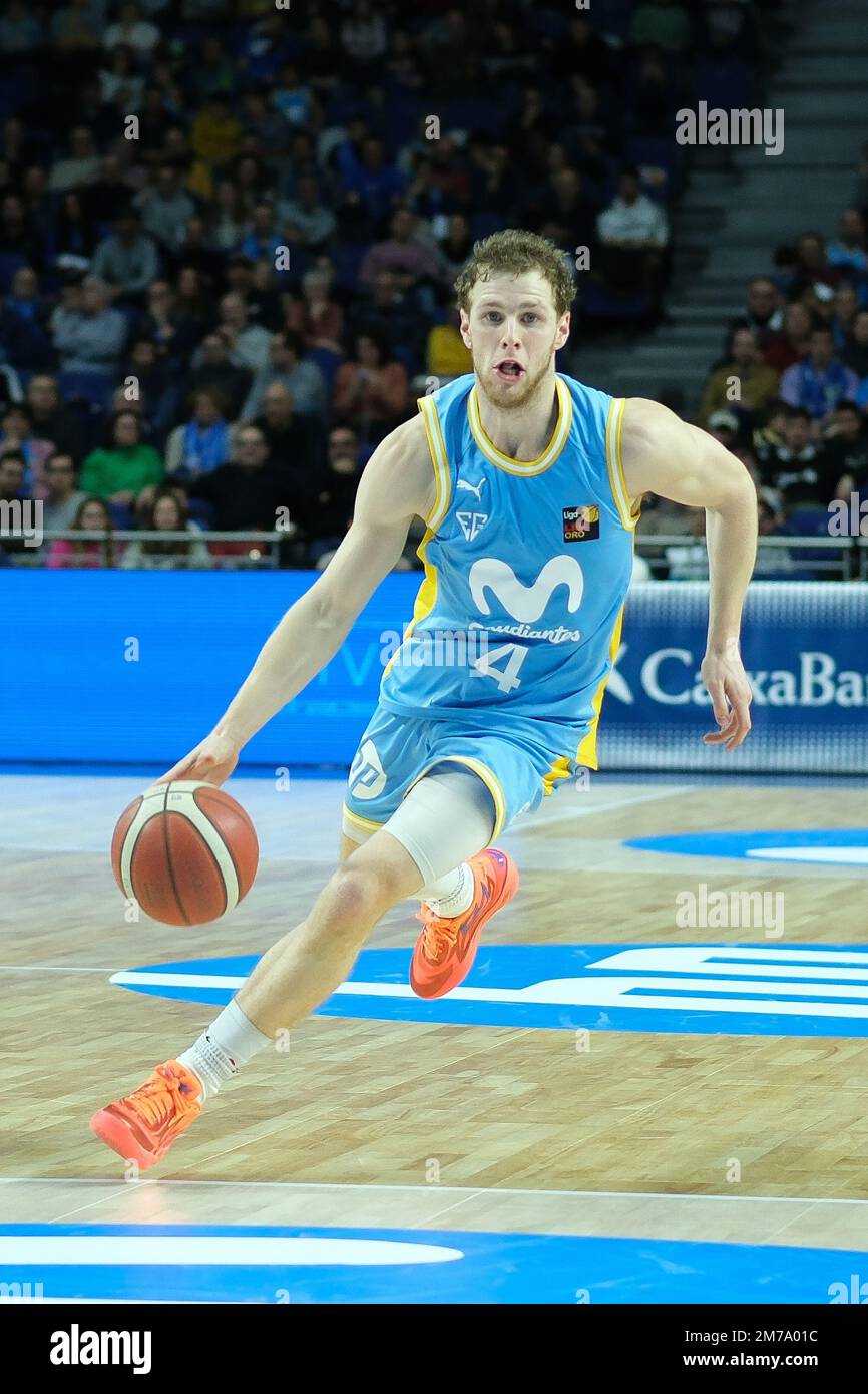 Madrid, Spain. 08th Jan, 2023. Player Paul Jorgensen of Movistar ...