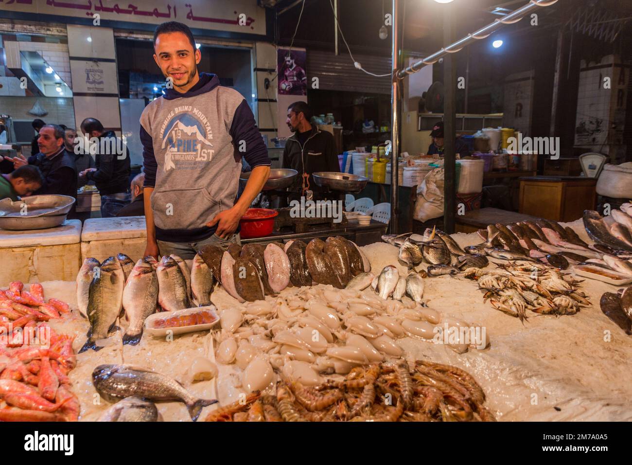 Fish market alexandria egypt hi-res stock photography and images - Alamy