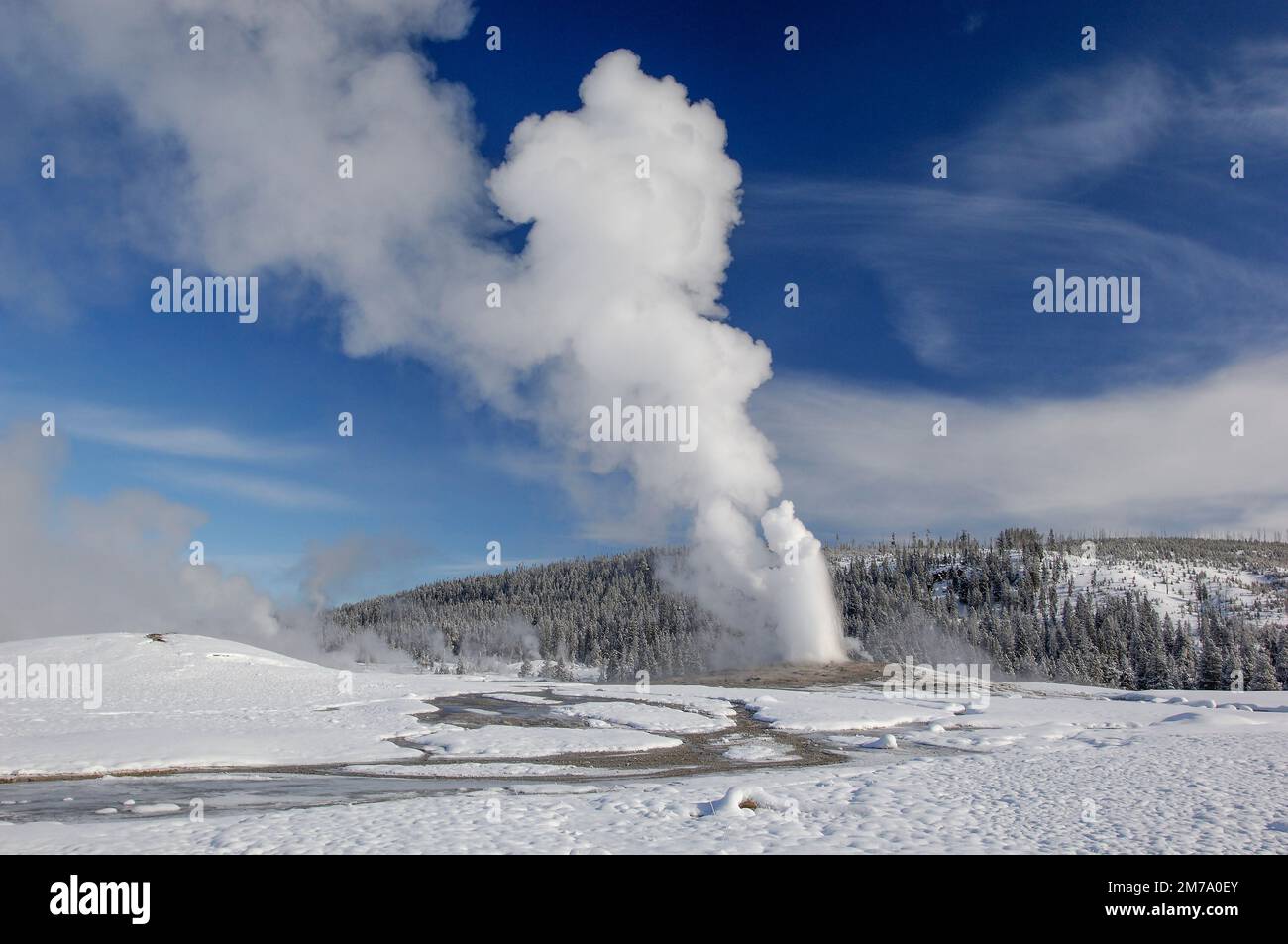 USA, Rocky Mountains, Wyoming, Yellowstone, National Park, UNESCO ...