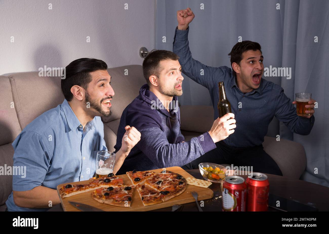 Happy guy having fun indoors hi-res stock photography and images - Alamy