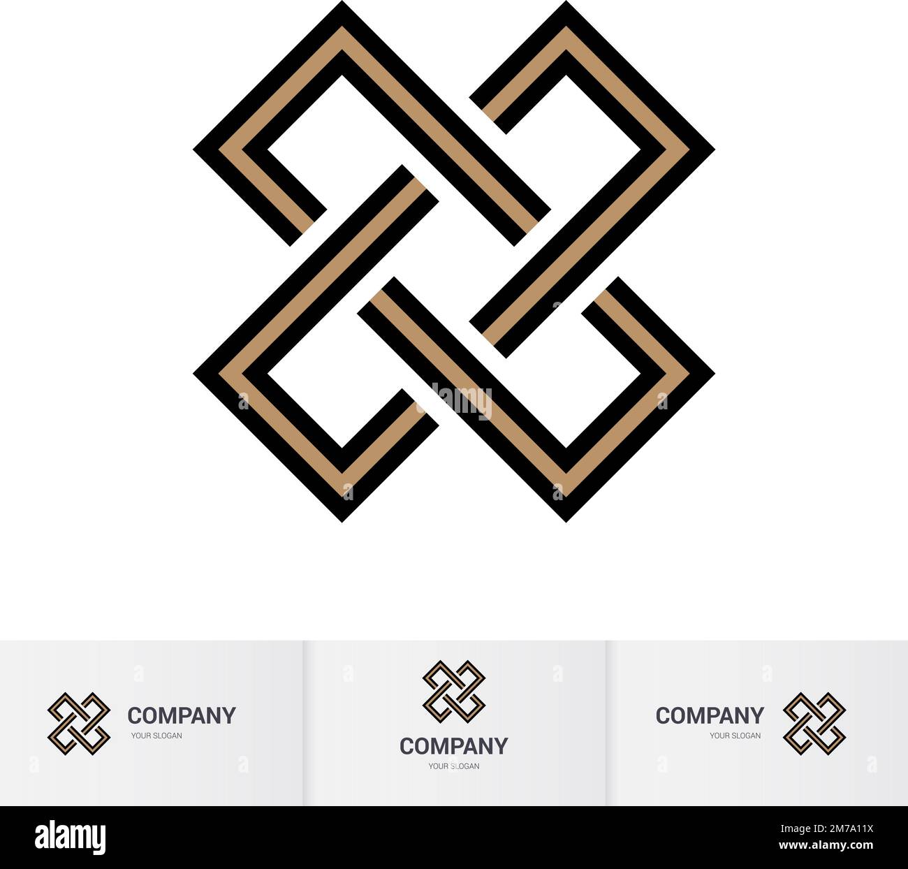 Complex Geometric Contemporary Element. Logo Design for Business ...