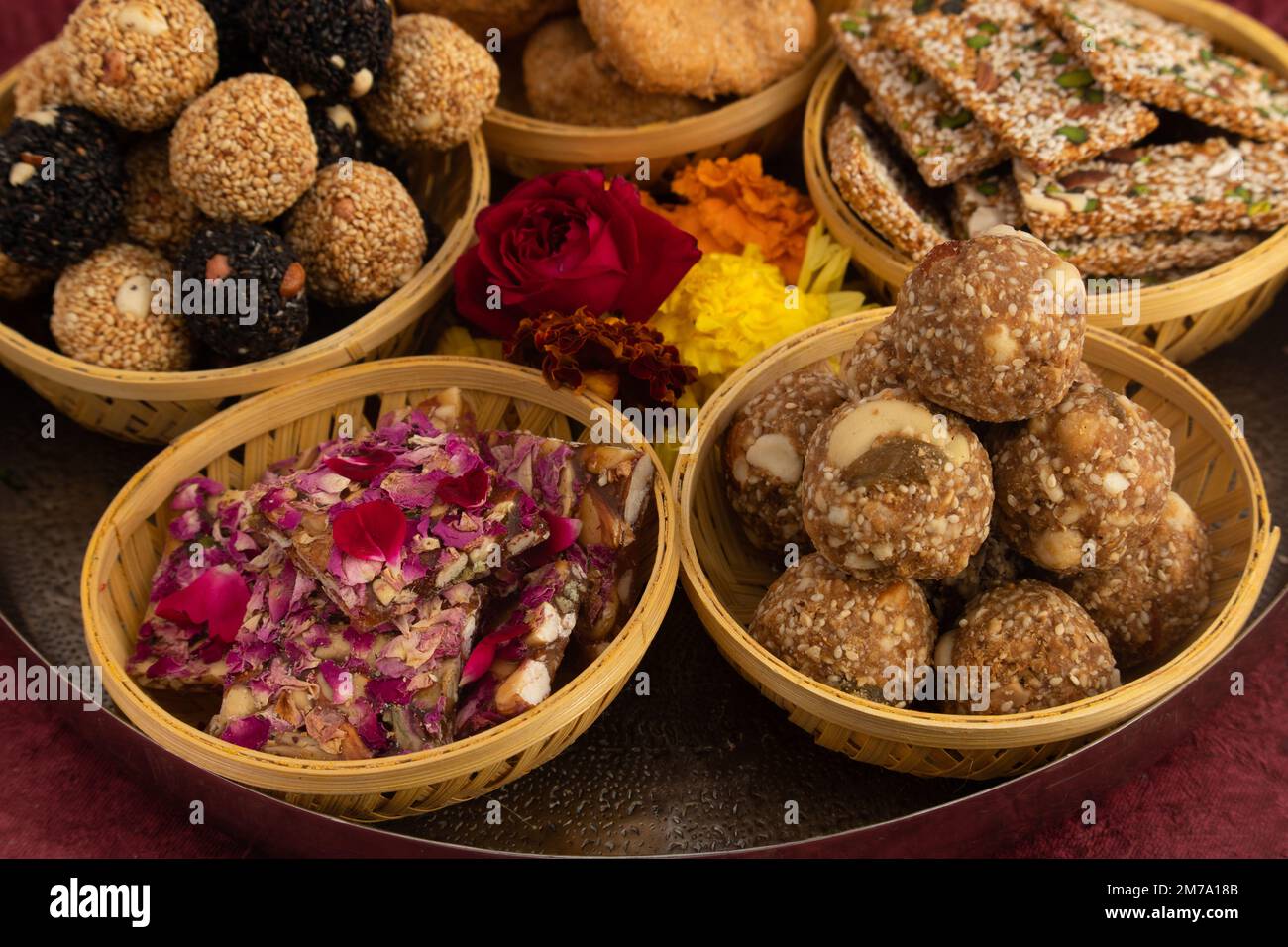 Gajak rolls hi-res stock photography and images - Alamy